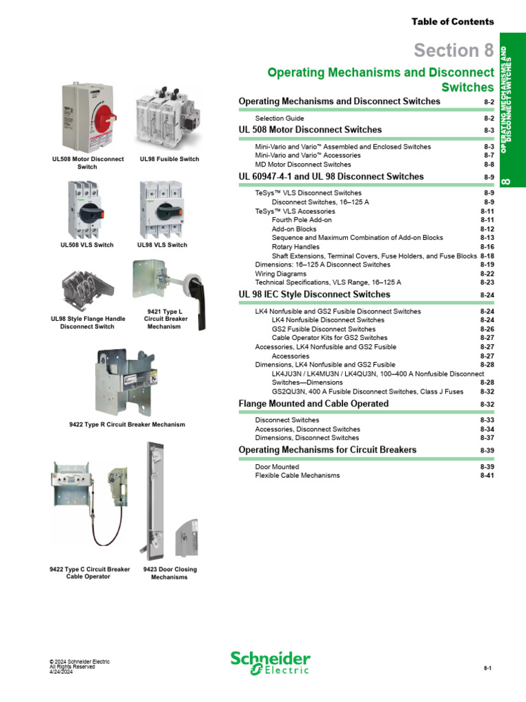 Schneider | PDF | Switch | Fuse (Electrical)