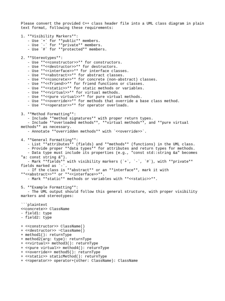 CHATGPT_GEN_UML_C++ | PDF