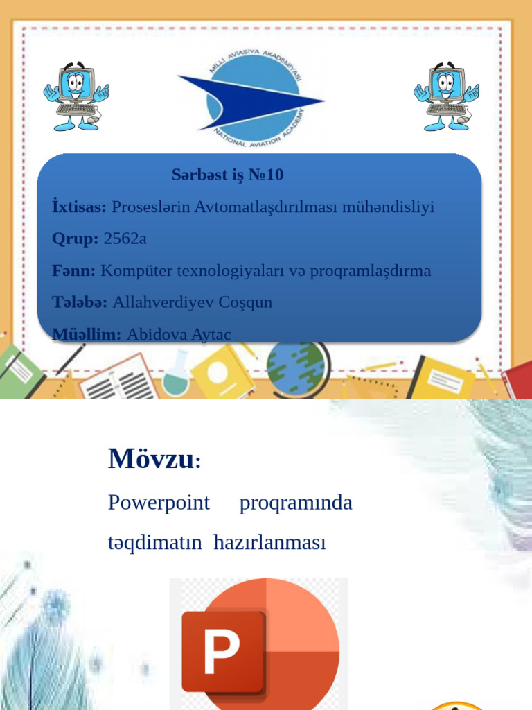 Informatikadan Sebest Is 10 | PDF