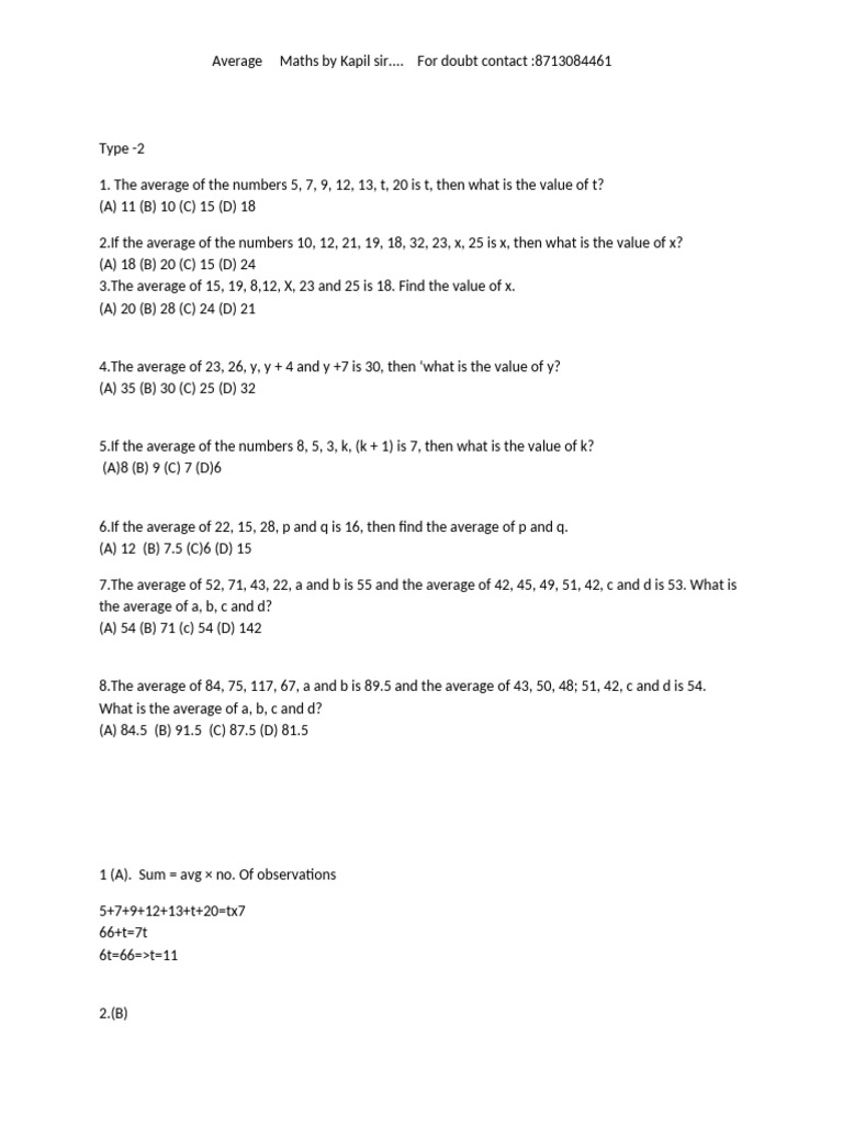 average practice type -2 | PDF