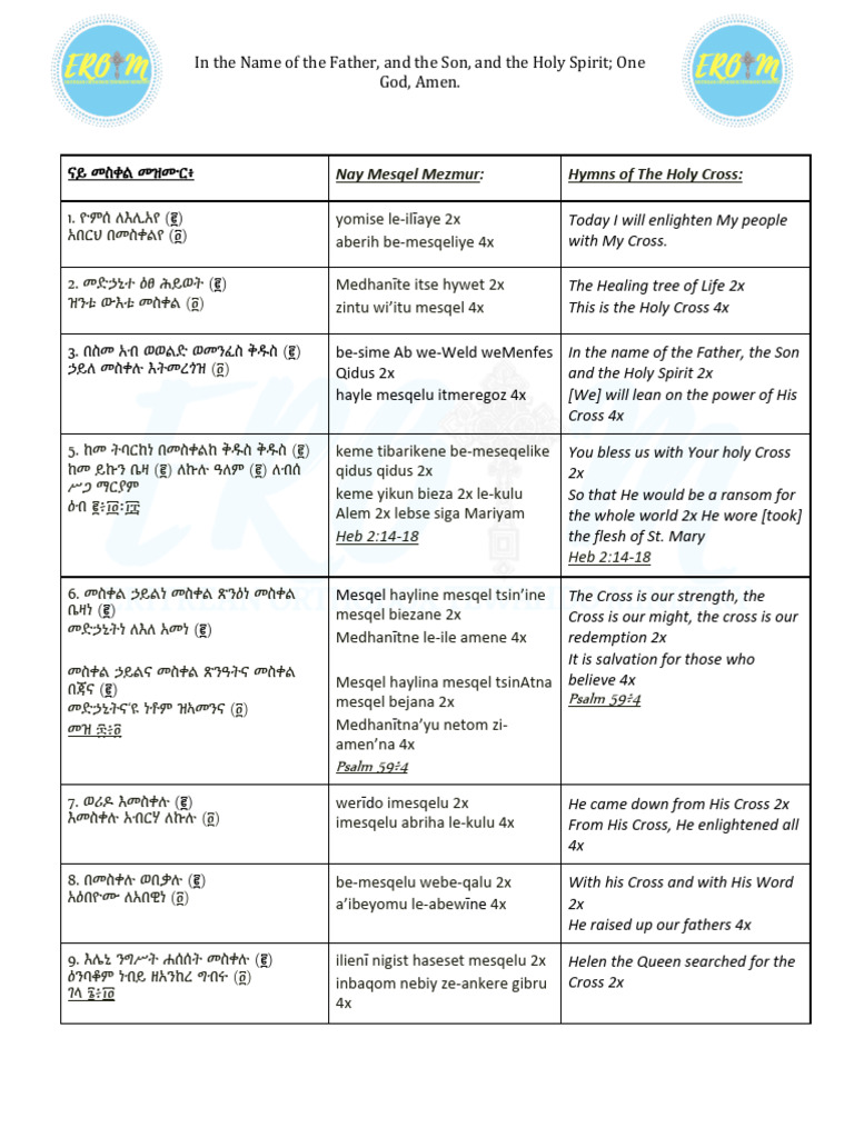 WP Contentuploads202009MesqelHymns PDF | PDF | Theology | Religious Belief And Doctrine