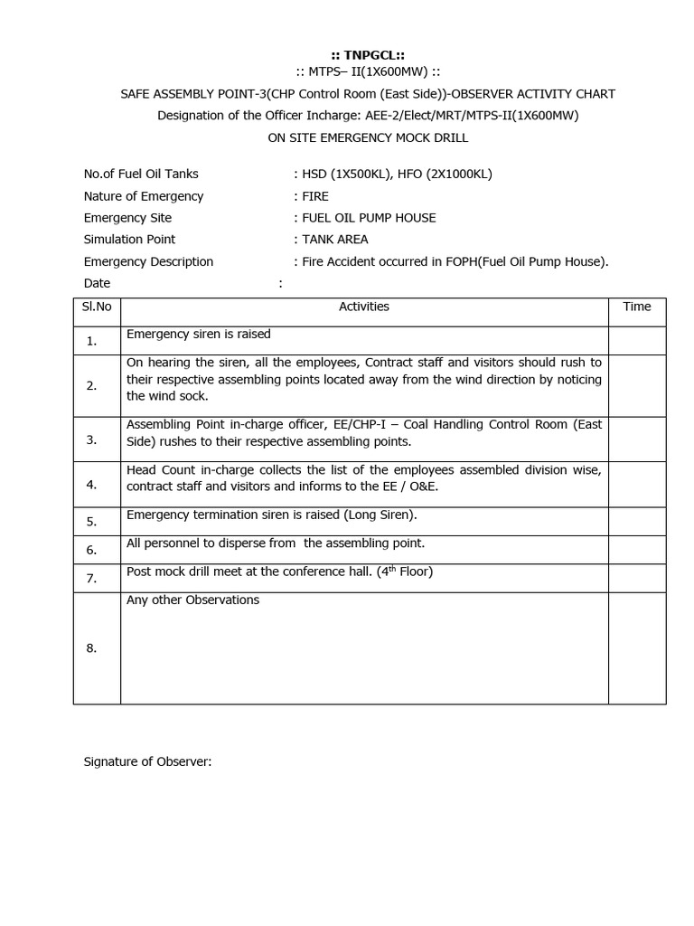 3.SAFE ASSEMBLY POINT -3 | PDF