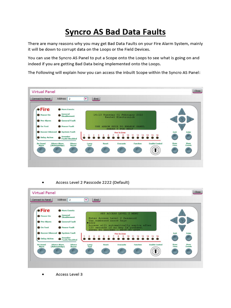 Syncro As Bad Fault | PDF | Telecommunications | Electrical Engineering