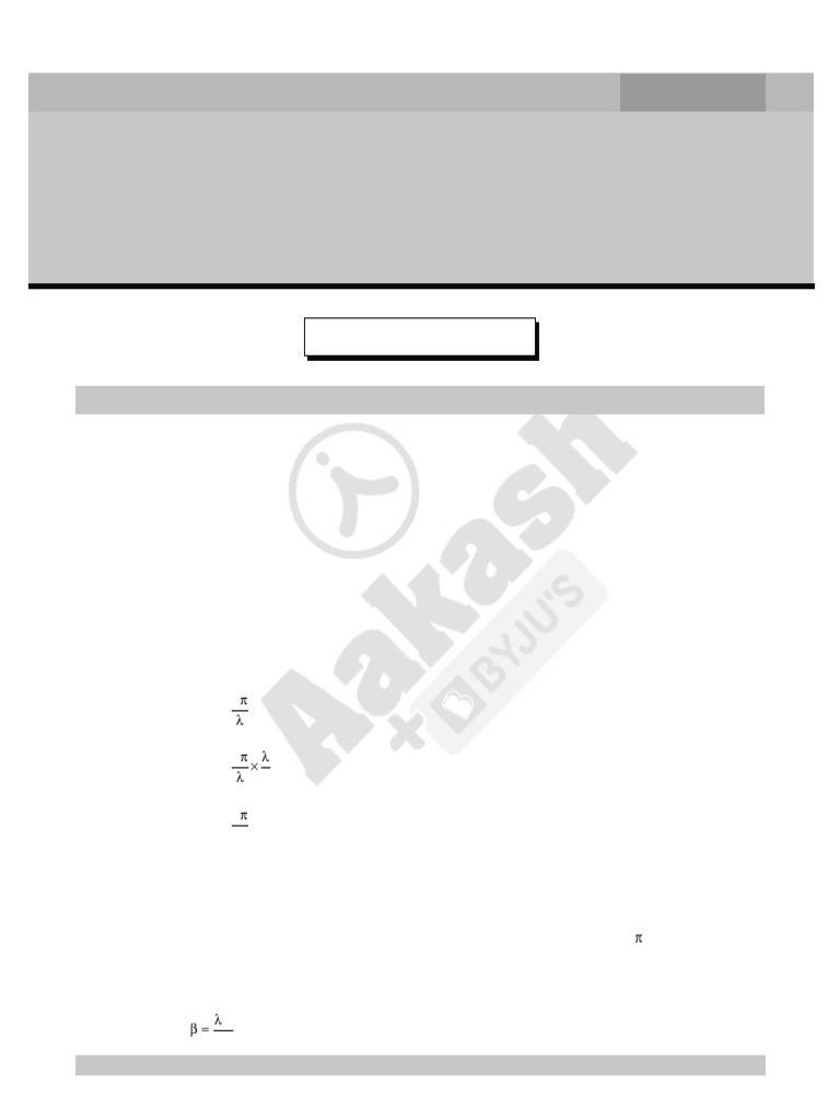 CLS ENG 23 24 XII Phy Target 5 Level 1 Chapter 10 | PDF | Optics | Waves