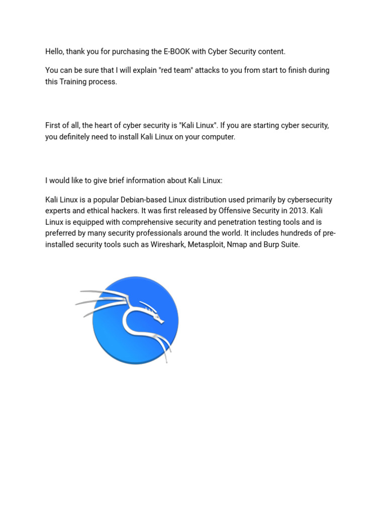 Cyber Security Training | PDF | Denial Of Service Attack | Transmission ...