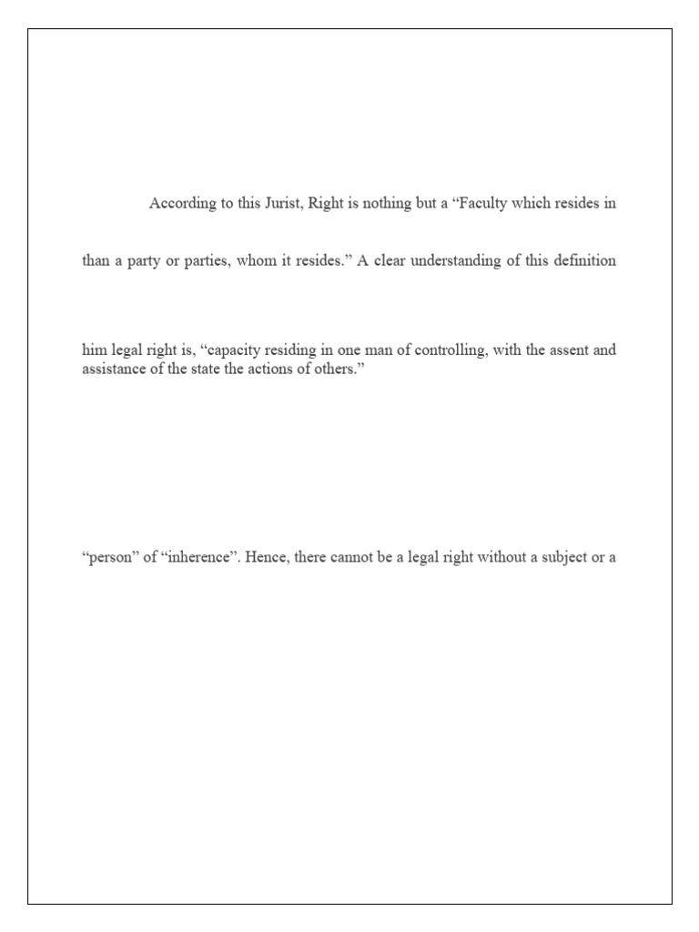 Mod4 juris-converted | PDF | Jurisprudence | Rights