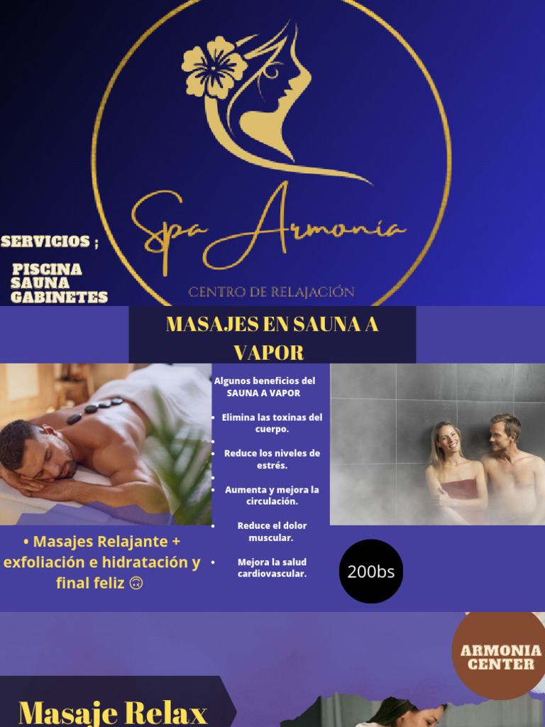 Spa Armonia Center | PDF | Masaje | Medicina
