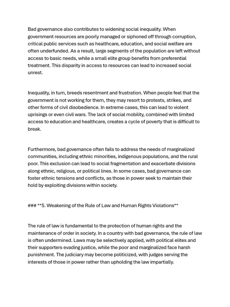 4 - PDFsam - The Dangers of Promoting Bad Governance | PDF
