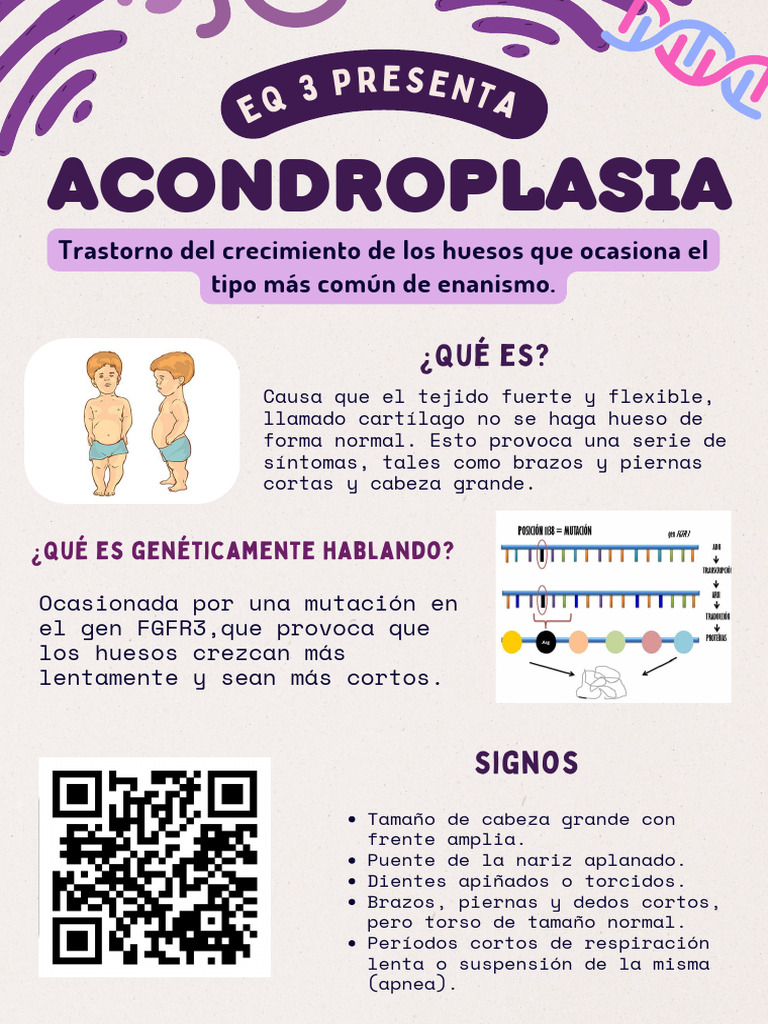 Cartel Acondroplasia | PDF