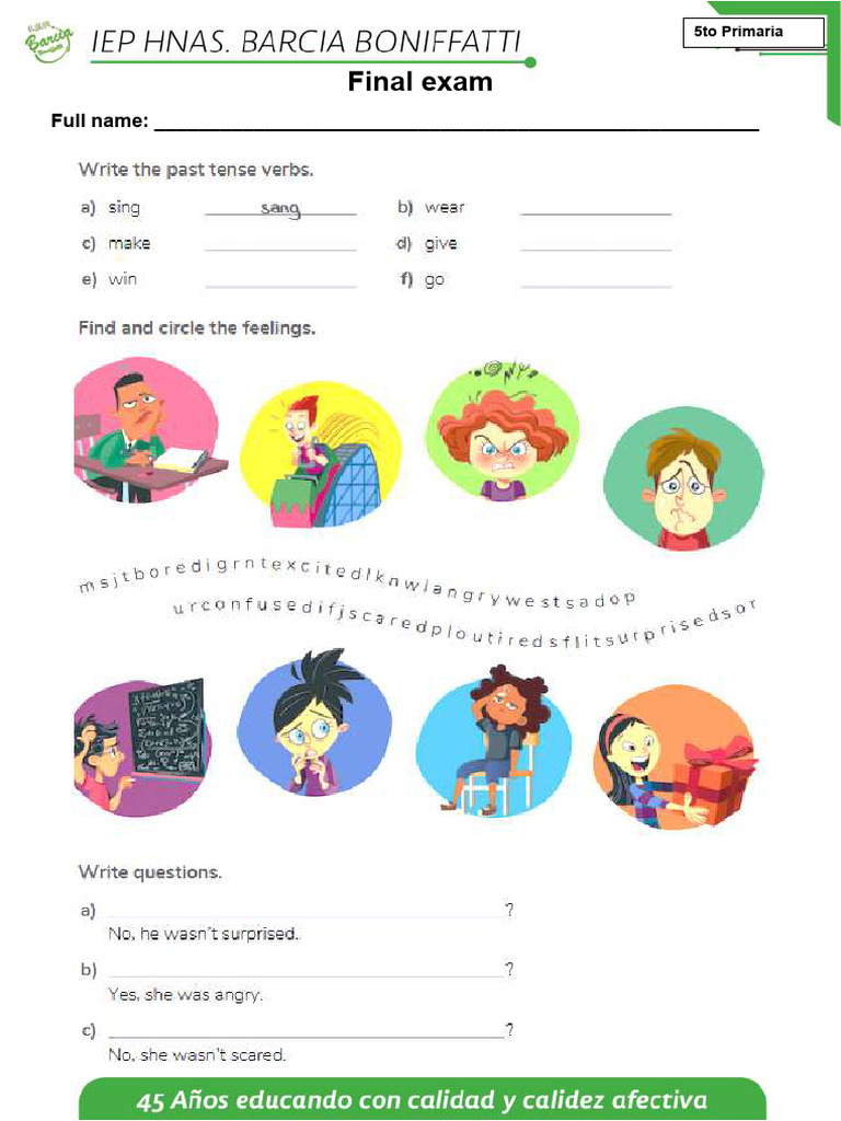 5o de primaria cuarto bimestre | PDF