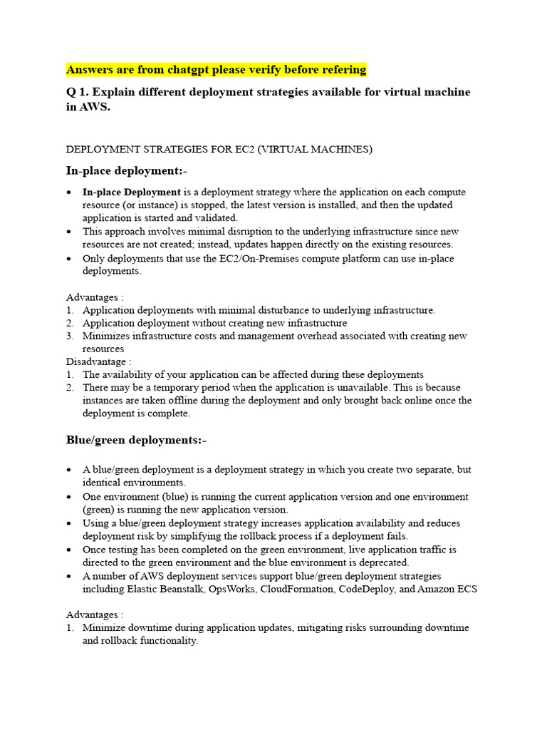 Devops AWS unit 5 | PDF | Cloud Computing | Amazon Web Services