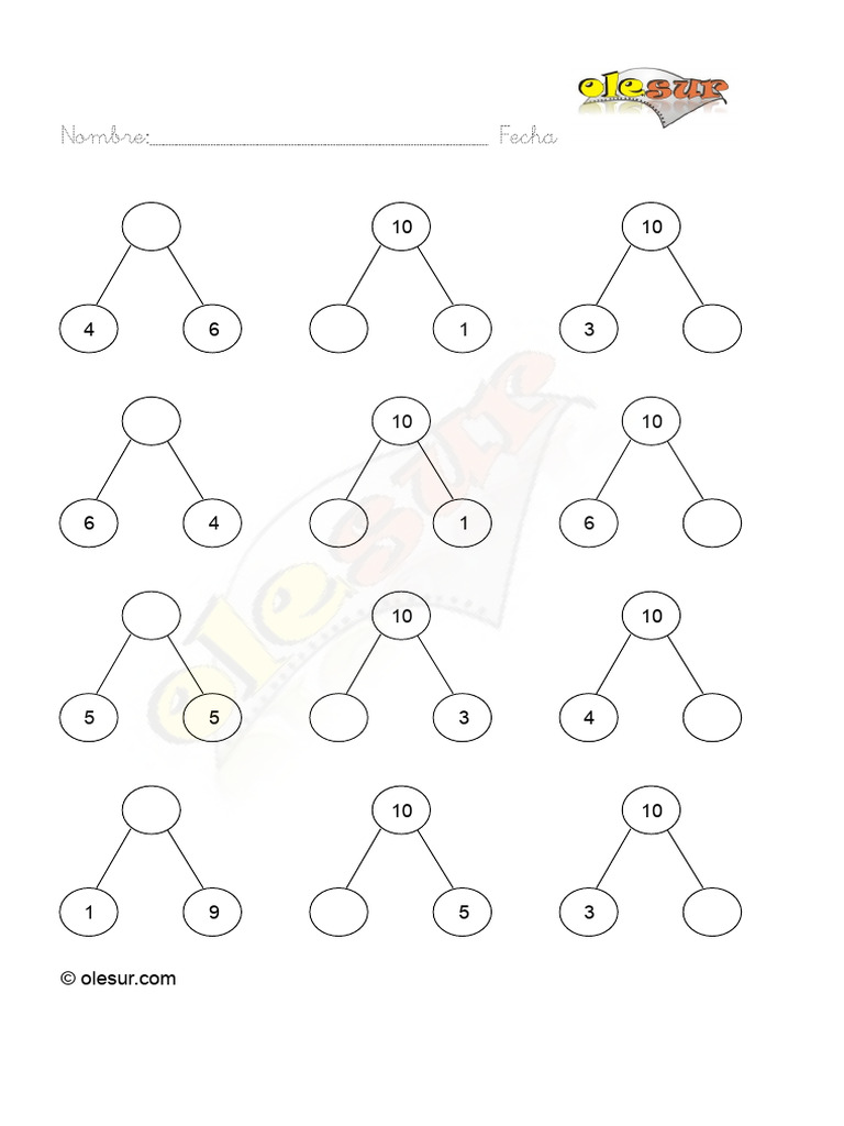 Numeros Conectados Decenas | PDF