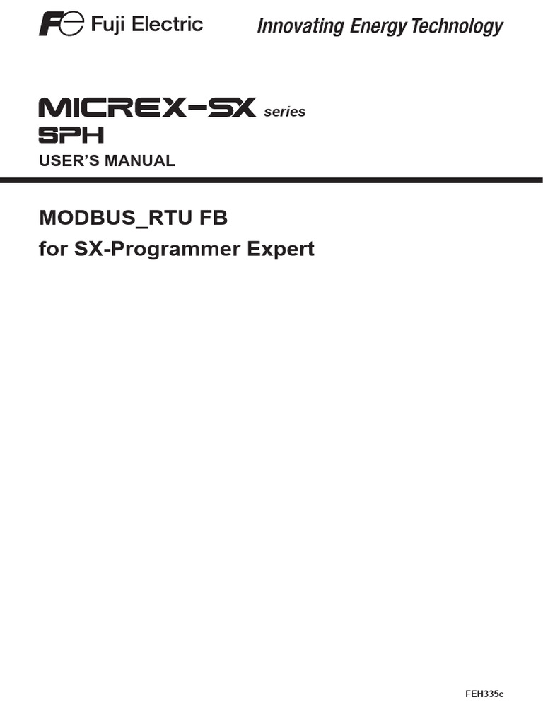 Feh335c Modbus Rtu Expert - Feh335c | PDF | Electrical Connector | Computer Engineering