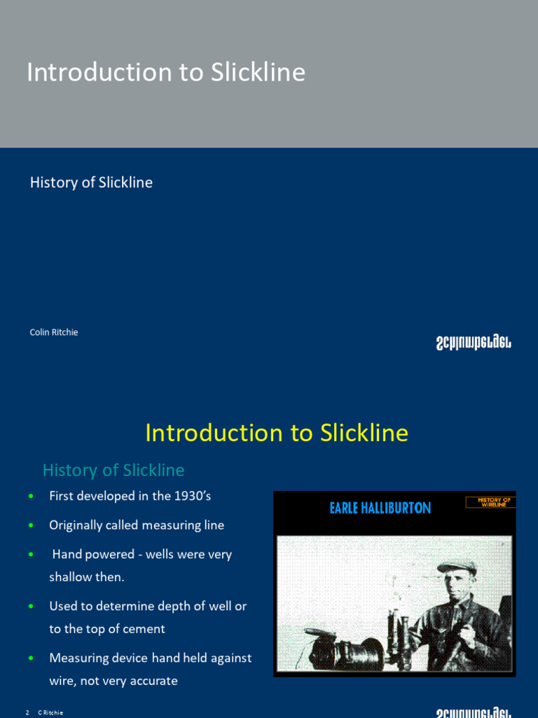 Introduction To Slickline | PDF | Mechanical Engineering | Manufactured ...