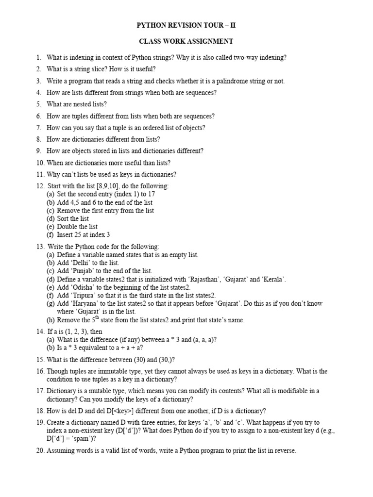 Ch 2 CW Assignment | PDF | Software Development | Programming Paradigms