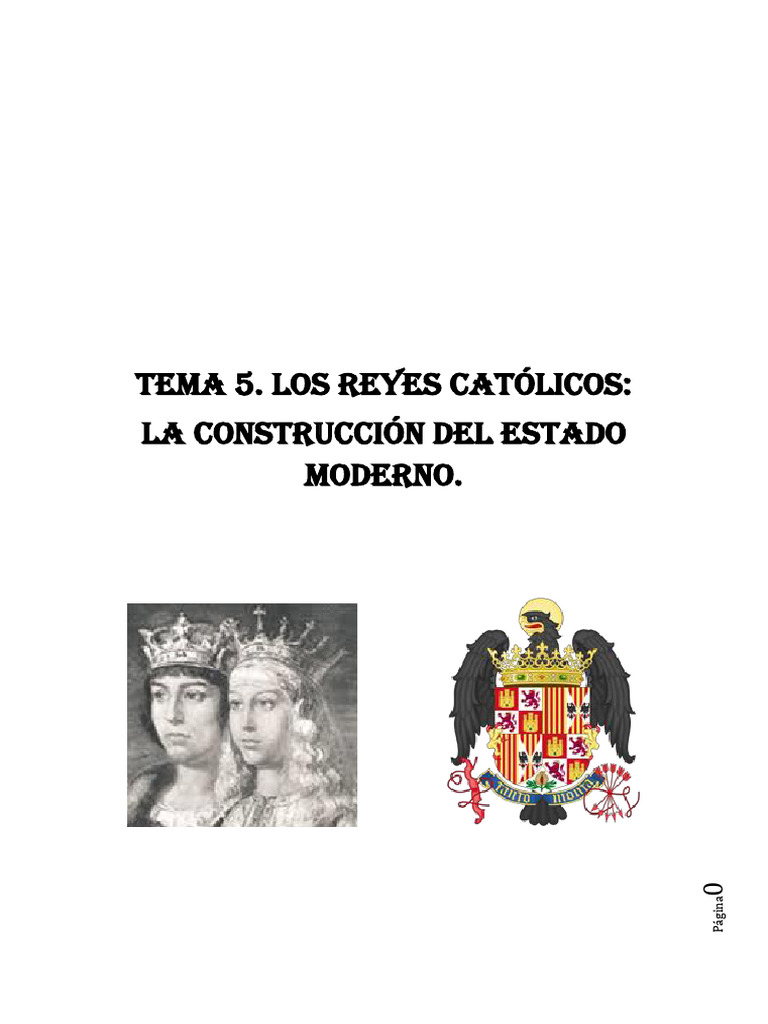 Tema 5 Los Reyes Católicos La Construcción de U - 241106 - 151316 | PDF | Inquisición española ...