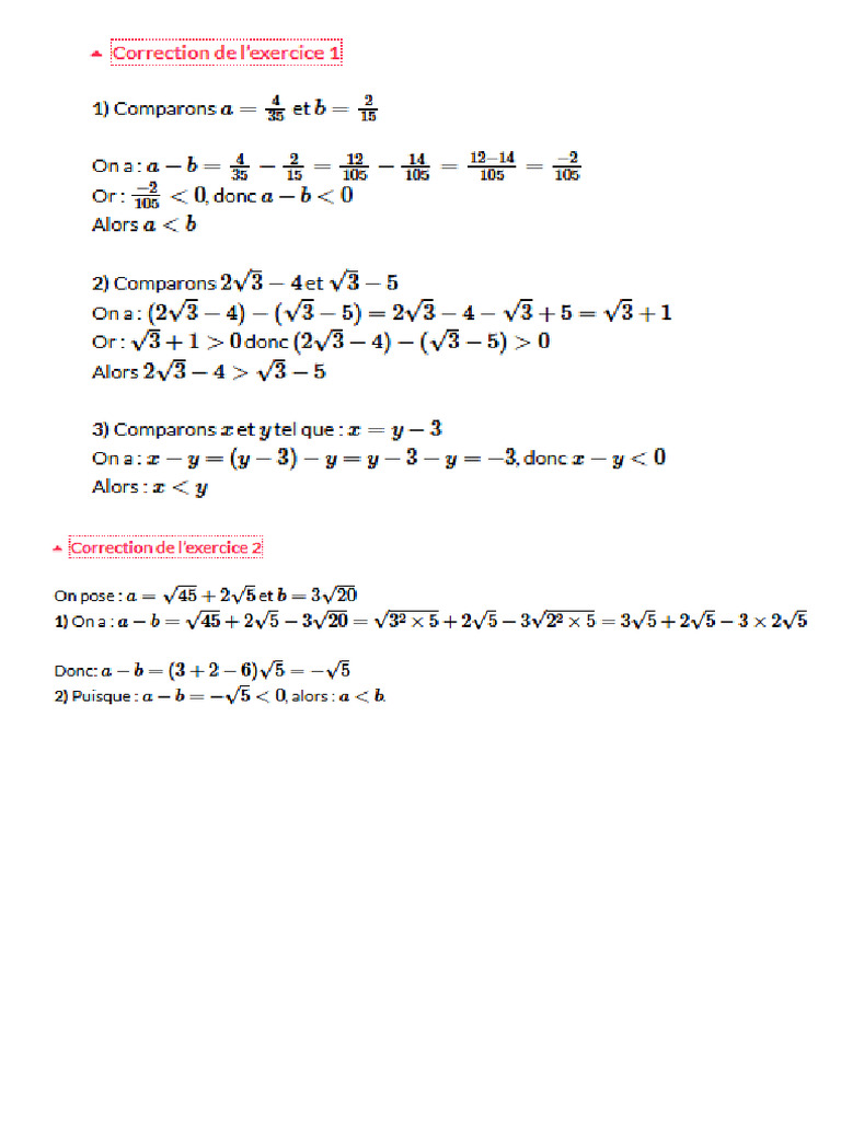 correction serie | PDF