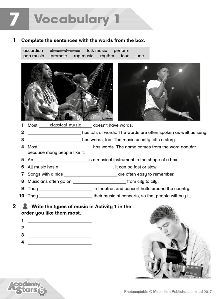 AS TRC5 U7 01 Vocab 1 | PDF