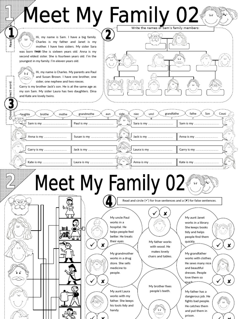Meet My Family 02 | PDF