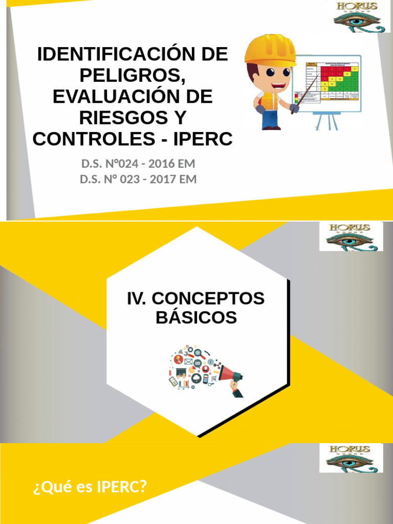 Cap. Iperc | PDF | Riesgo | Higiene Ocupacional