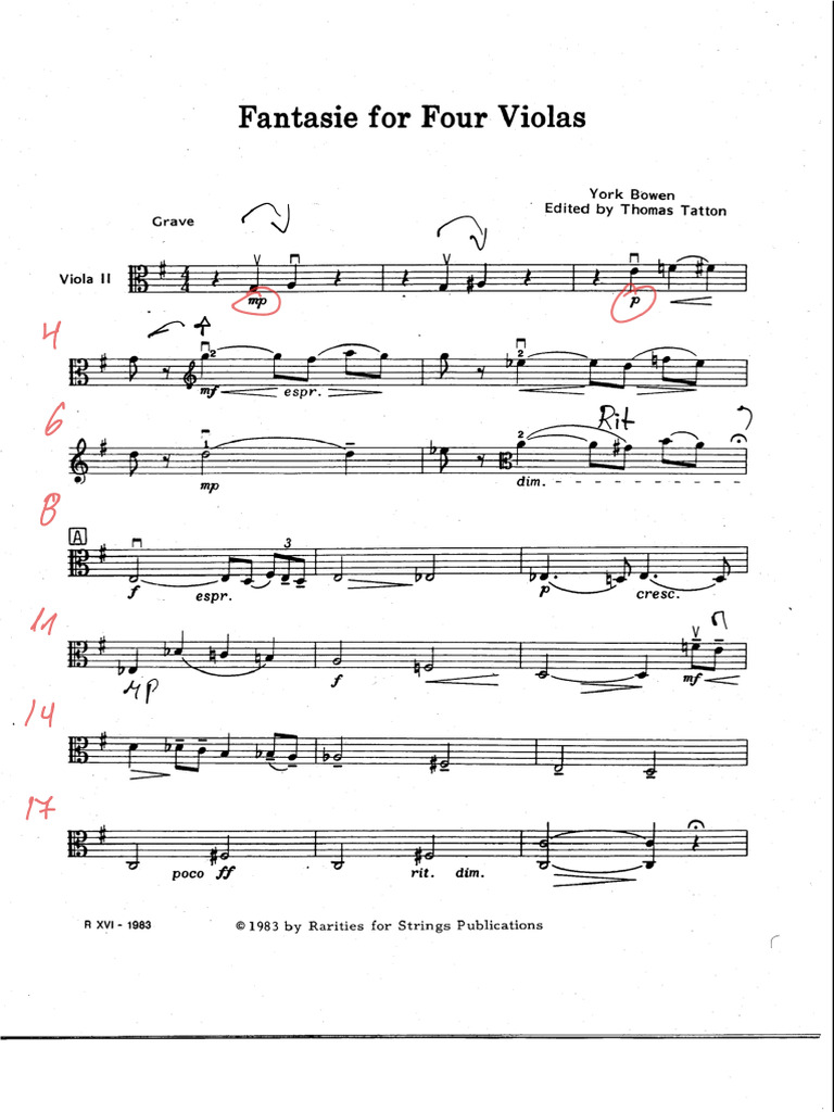 York Bowen Vla 2 | PDF