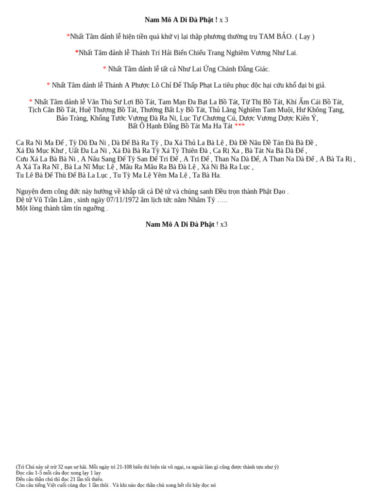 VÔ TẬN TẠNG ĐÀ RA NI | PDF