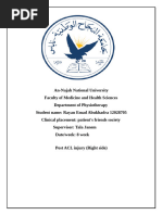 Sample Documents For Medical Scribe | PDF | Knee | Osteoarthritis