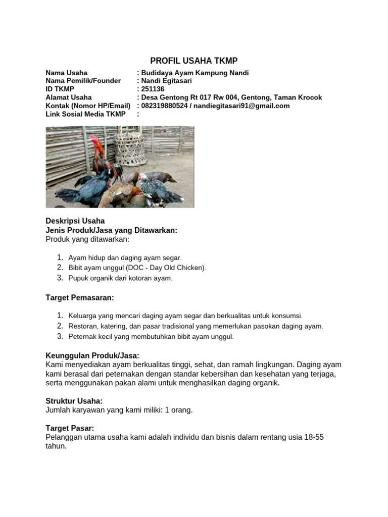 Nandi Egitasari - Profil | PDF