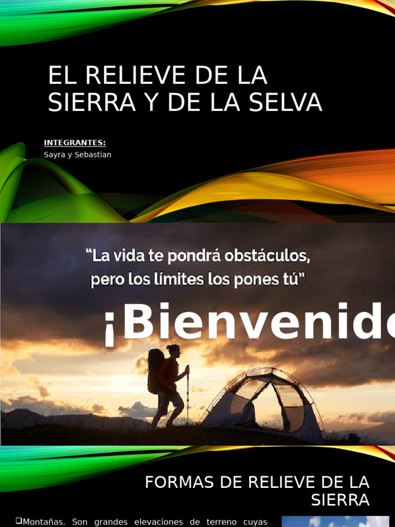 Relieve de la Sierra y Selva en Perú | PDF