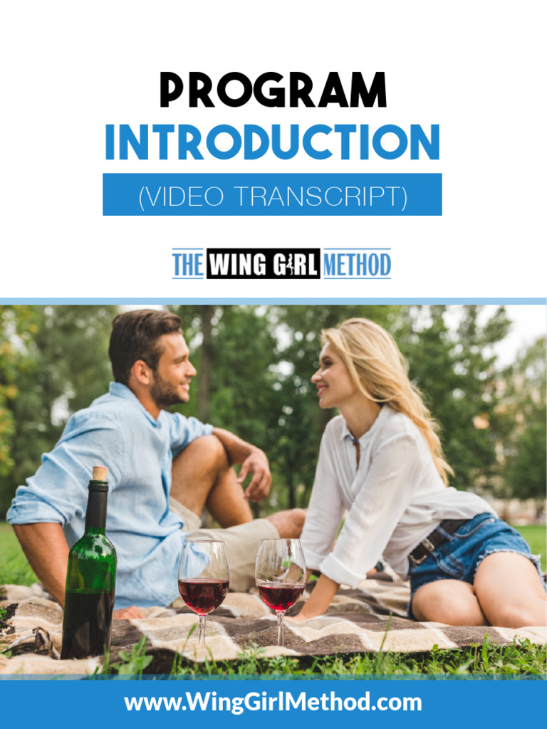 Intro To The INSIDhER System The Wing Girl Method 2021 | PDF