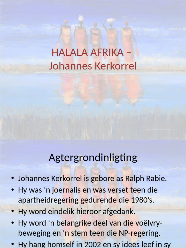 Halala Afrika - Power Point | PDF