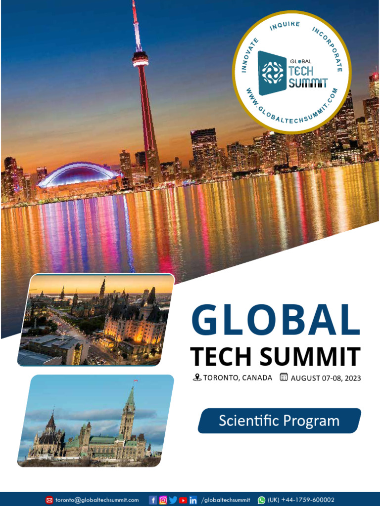 Global Tech Summit 2023 Agenda | PDF