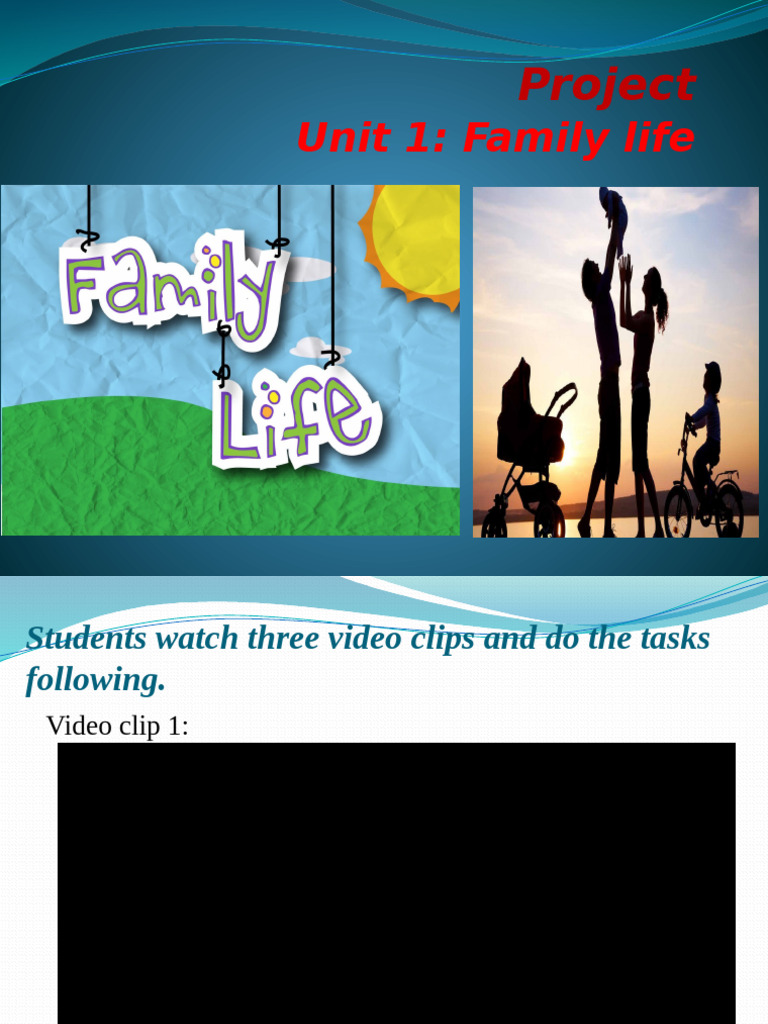 Project 1 Tieng Anh 10 Thi Diem | PDF | Social Institutions | Family