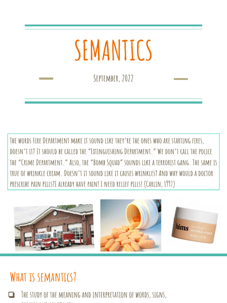 Semantics (2) | PDF | Semantics | Lexical Semantics