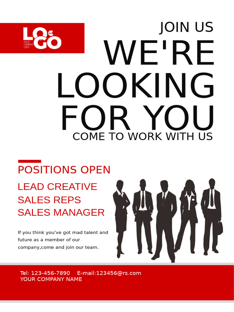 Creative Modern Hiring Poster-WPS Office | PDF