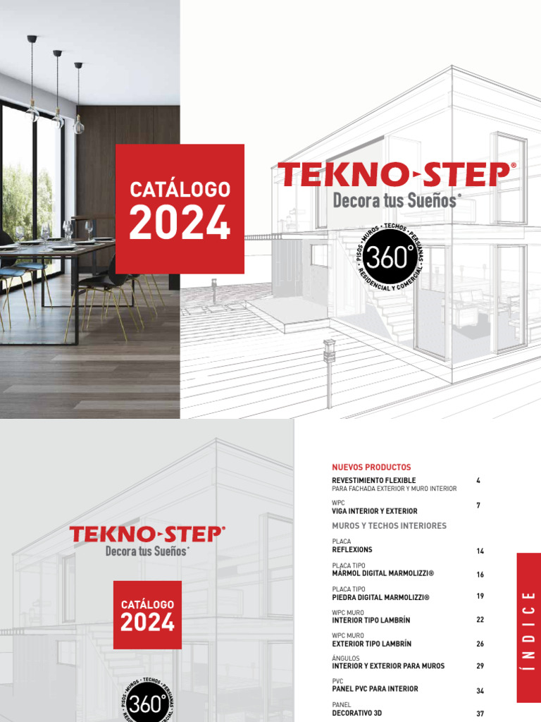 Catalogo Tekno Step | PDF | Pinturas