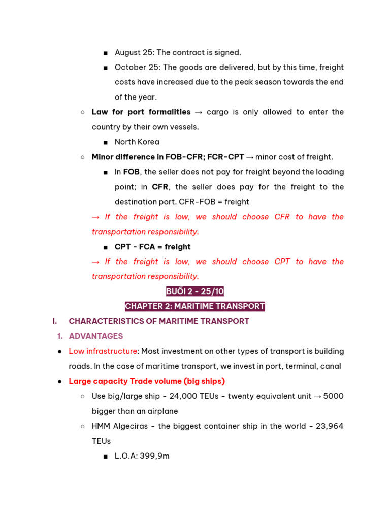 Logistics & International Transportation - Note (3) - 7-77 | PDF | Oil ...