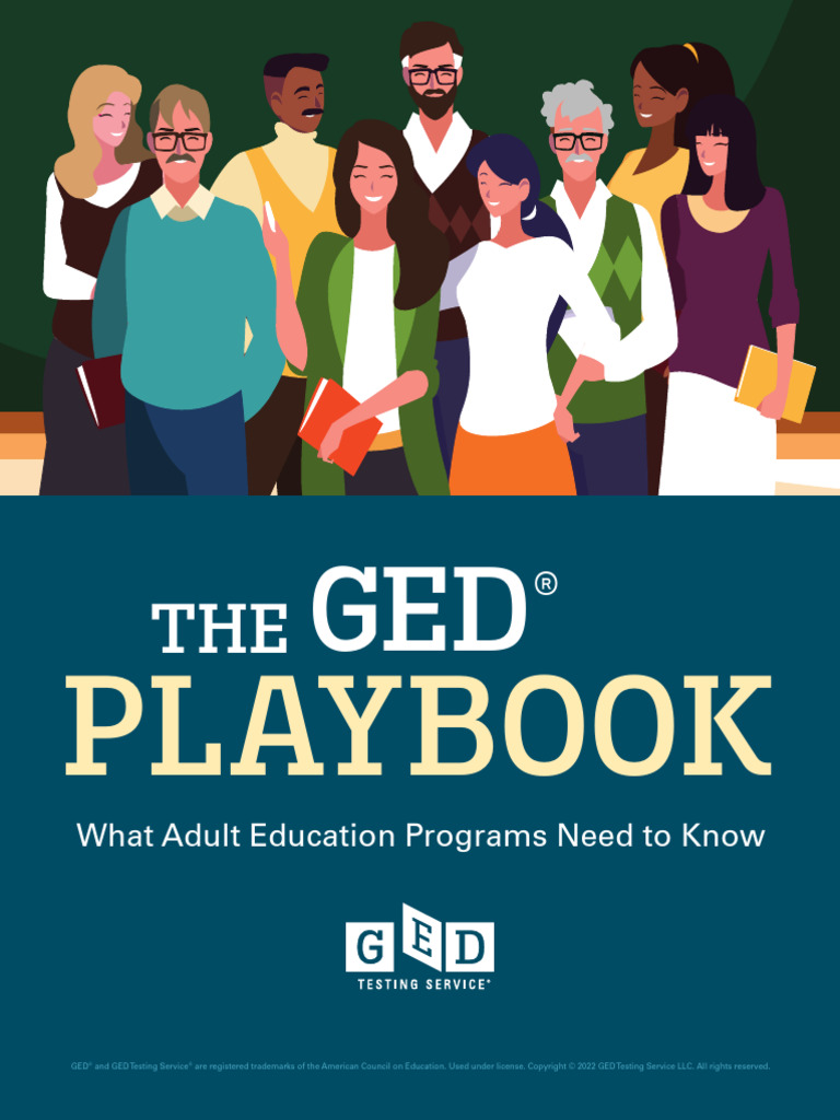 Ged Playbook 2022-08-1937a Final | PDF | General Educational Development | Teachers