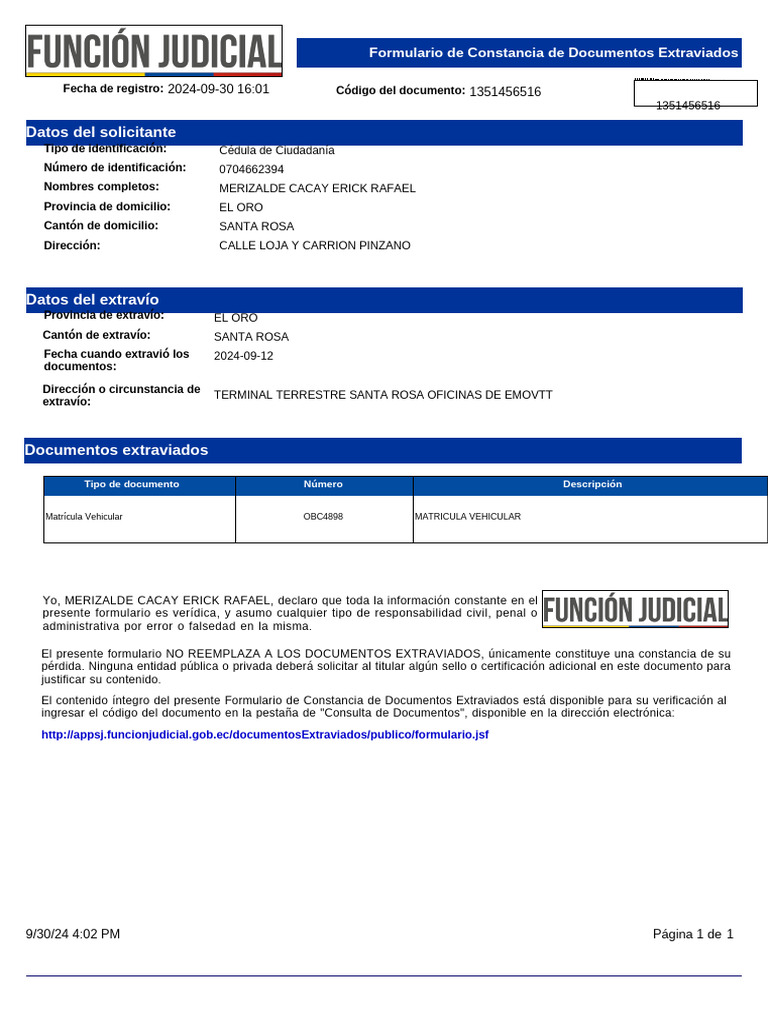 RP Documentos Extra Via Dos 95763471611529934 | PDF