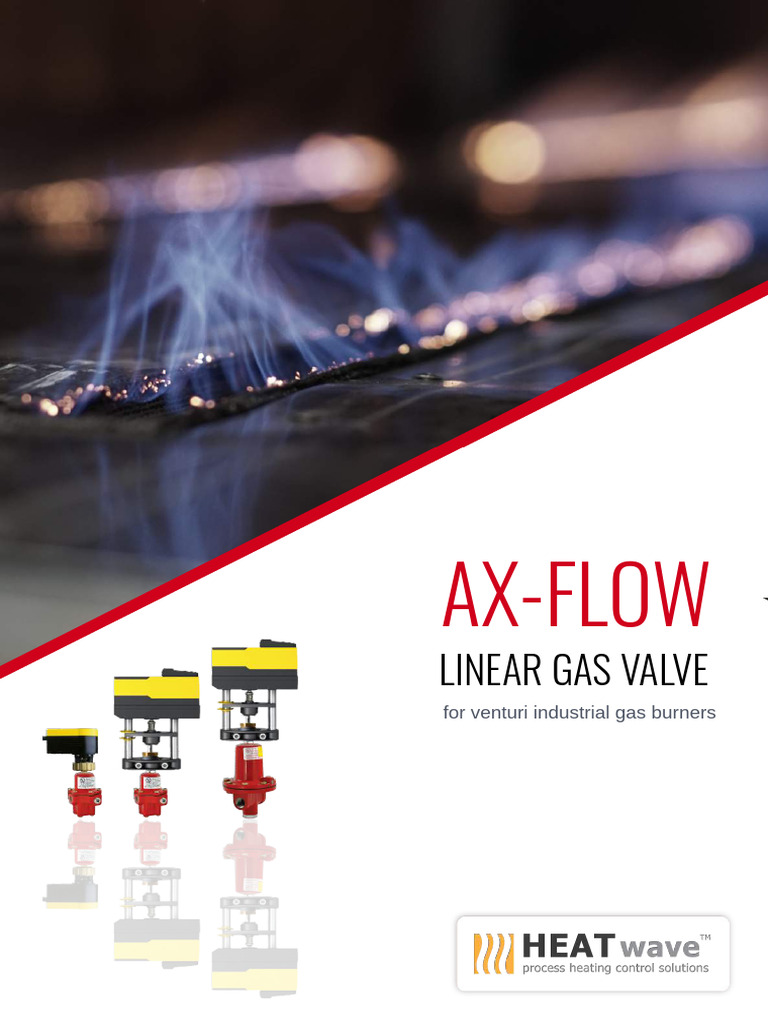 AX-Flow Linear Gas Valve For Venturi Gas Burner | PDF