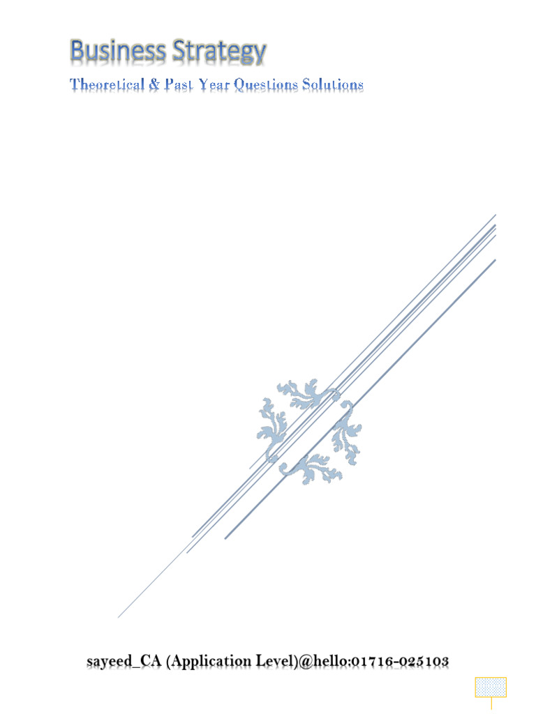 BS-Final | PDF | Strategic Management | Risk