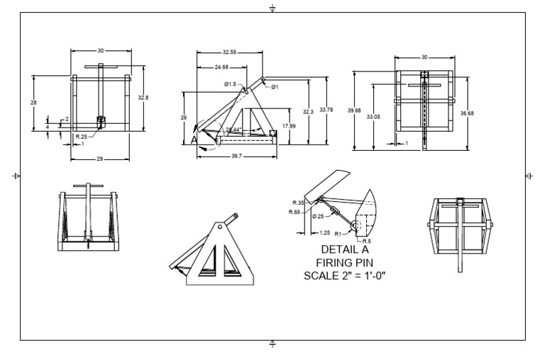 Trebuchet Drawing v2 | PDF