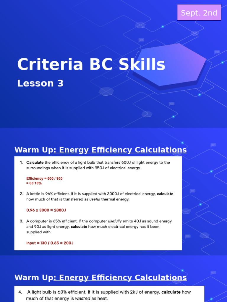 Lesson 3 - Criteria BC Skills | PDF | Experiment | Outlier