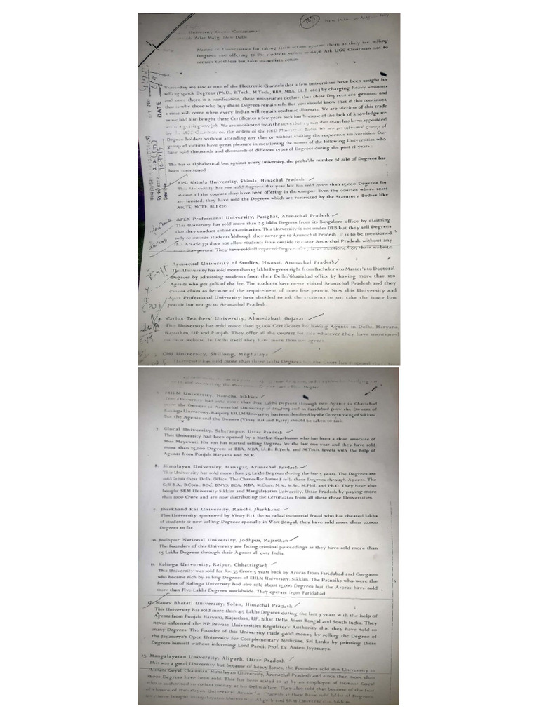 Ugc Fake Degree Scam Pdf
