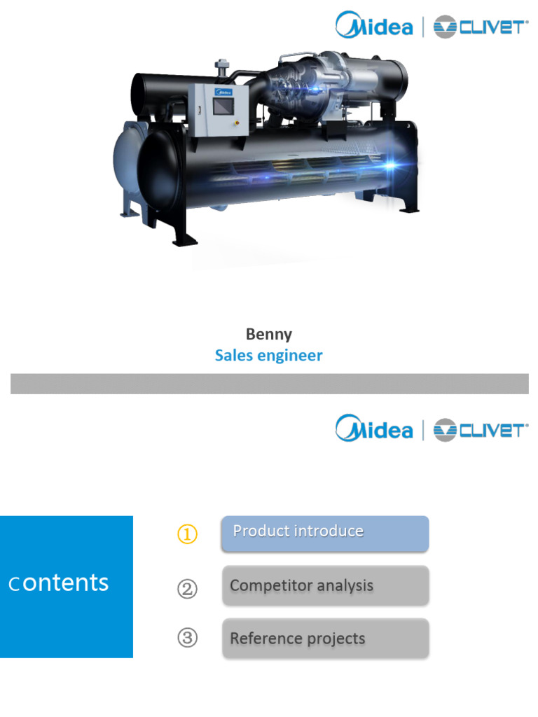 Midea H&E Series Centrifugal Chiller | PDF | Heat Exchanger ...