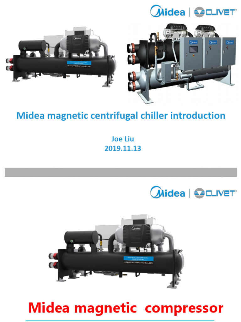 Midea Magnetic Centrifugal Chiller Overview | PDF | Electric Motor ...