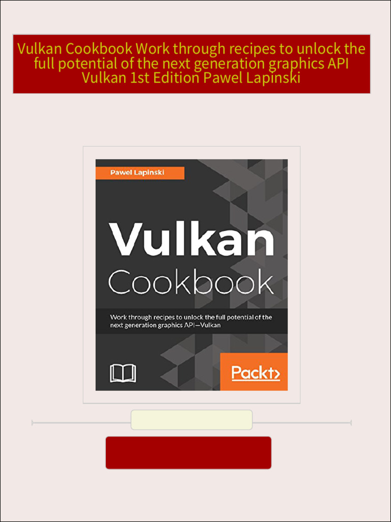 [Ebooks PDF] download Vulkan Cookbook Work through recipes to unlock the full potential of the ...
