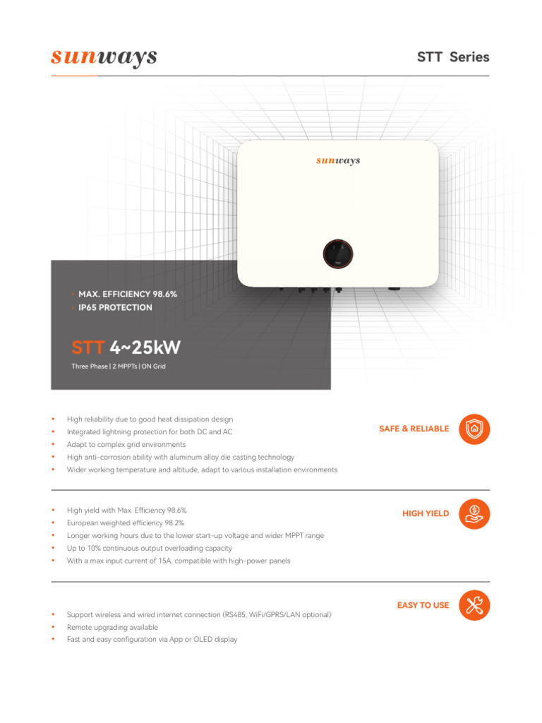 Datasheet STT 4 25K-P - EN | PDF | Electromagnetism | Electronic Engineering
