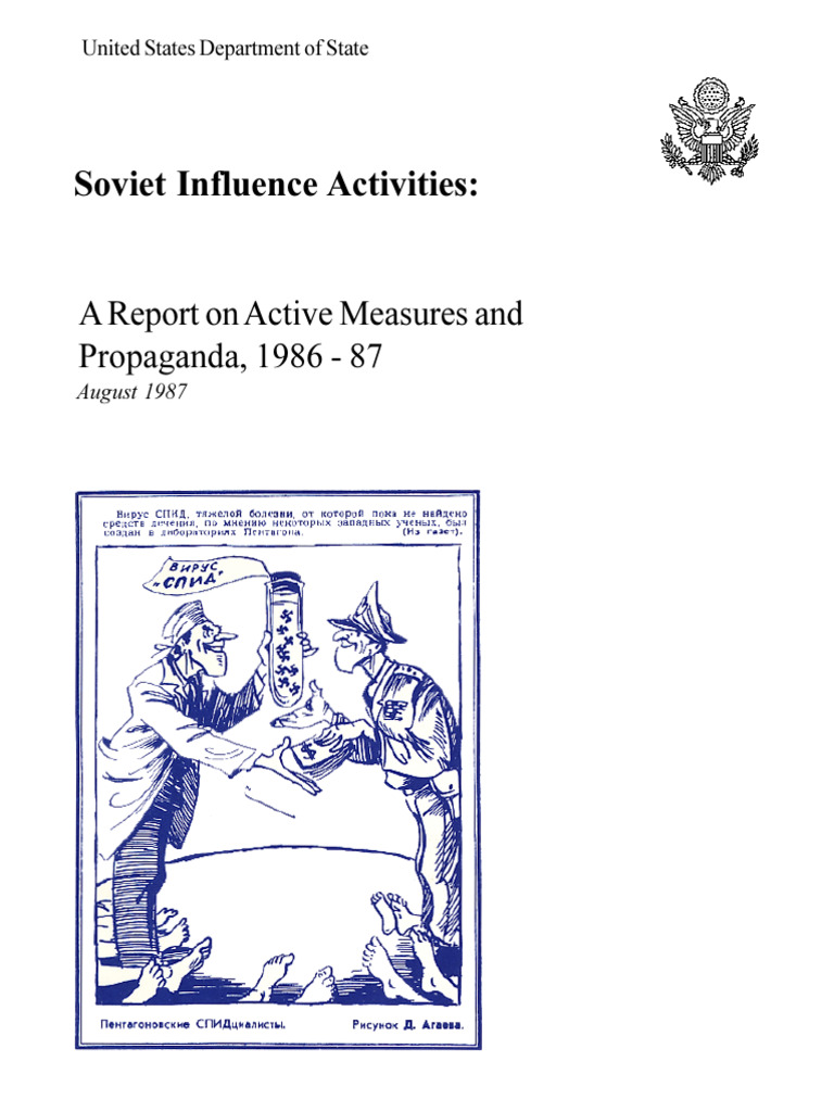 Soviet Influence Activities:: A Report On Active Measures and ...