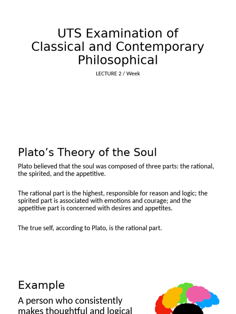 UTS T2 Examination of Classical and Contemporary Philosophical | PDF ...